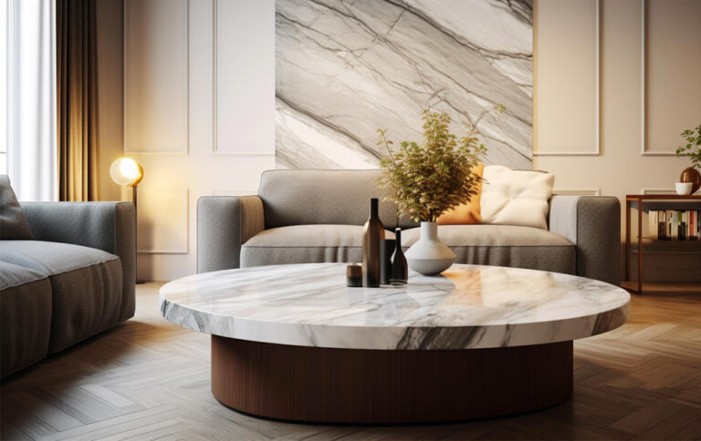 Embrace Diversity: 11 Mix Material Marble Coffee Table Ideas