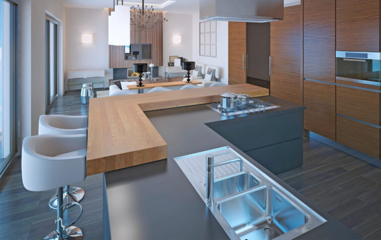 16 Smart Designs to Inspire Your L-Shaped Kitchen Island