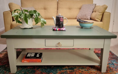 19 Painted Coffee Tables for a Characterized Home Touch