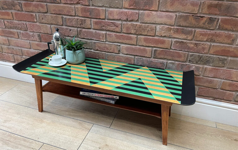 19 Painted Coffee Tables for a Characterized Home Touch