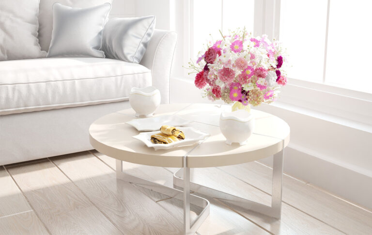 19 White Round Coffee Tables: A Fusion of Adaptable Simplicity