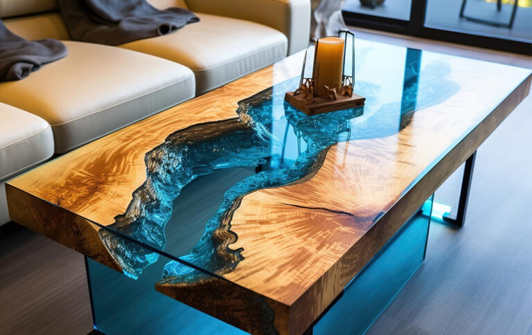 How to Make a Resin & Wood Coffee Table: A First-timer How-to