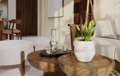 Round Coffee Table Staging 101: A Model Home How-To